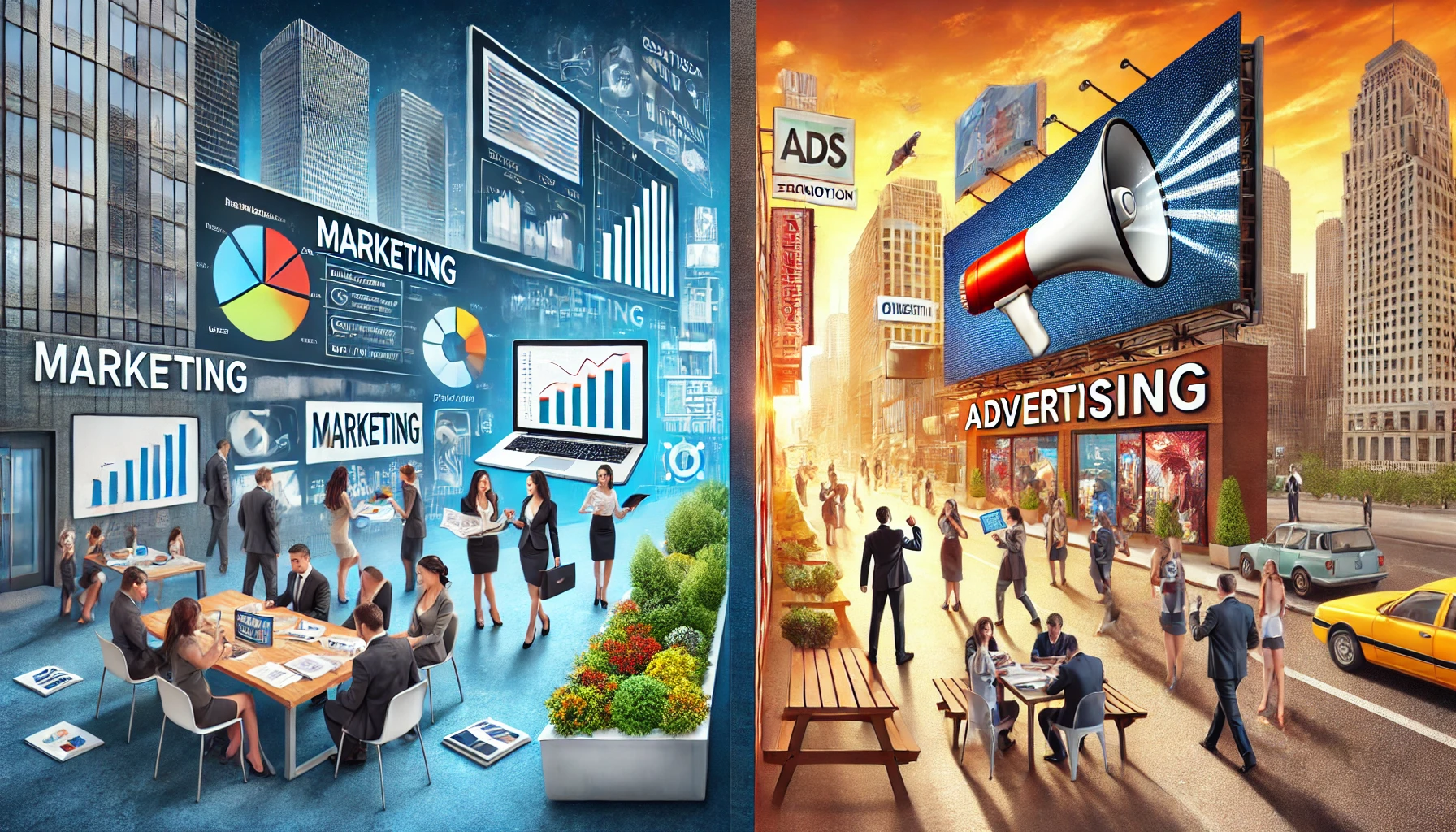 Las 7 Diferencias Esenciales entre Marketing y Publicidad